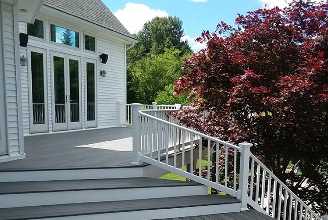 How to fix warped composite decking?